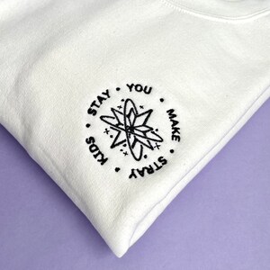 SKZ Compass Embroidered Crewneck Sweatshirt. Adult Unisex. You Make ...