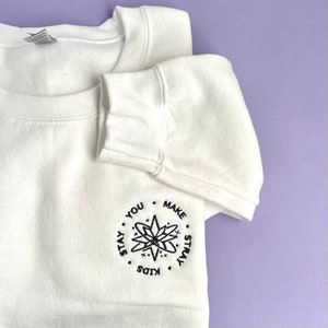 SKZ Compass Embroidered Crewneck Sweatshirt. Adult Unisex. You Make ...