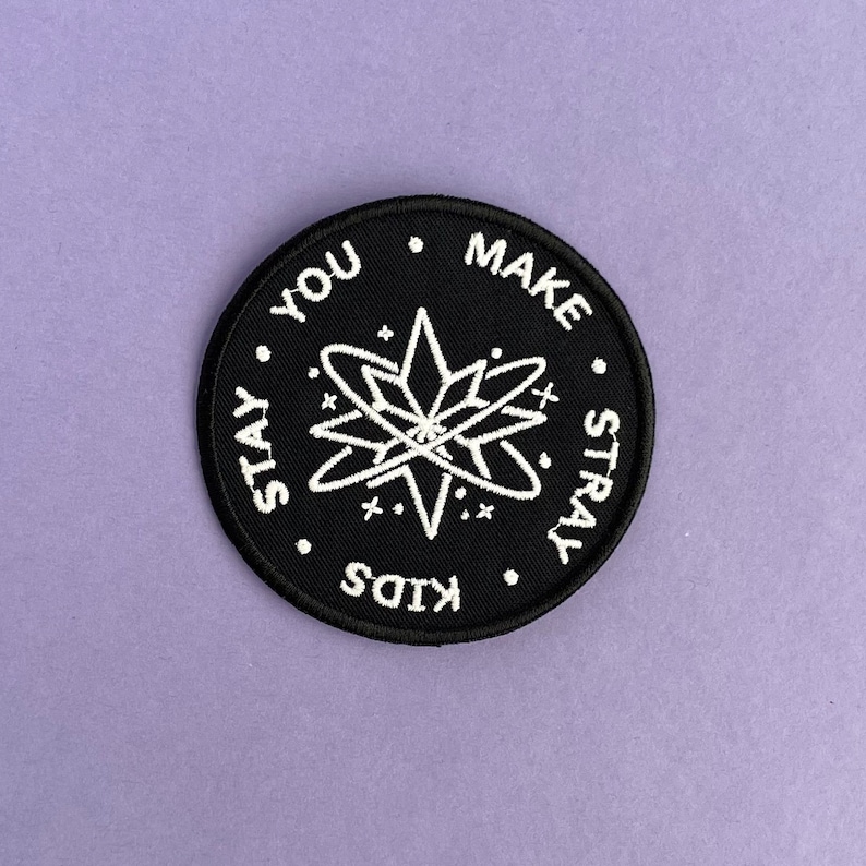 Glow in the Dark SKZ Compass Embroidered Iron on Patch. You Make Stray ...