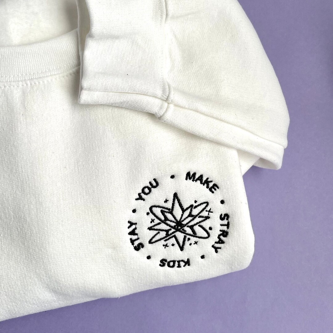 SKZ Compass Embroidered Crewneck Sweatshirt. Adult Unisex. You Make ...