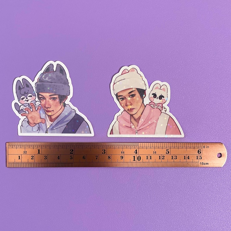Stray Kids Skzoo Stickers. Glossy, Matte, Rainbow or Star Holographic ...
