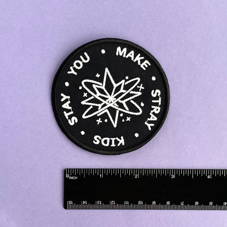 Glow in the Dark SKZ Compass Embroidered Iron on Patch. You Make Stray ...