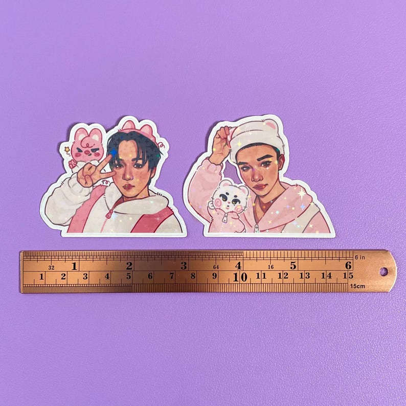 Stray Kids Skzoo Stickers. Glossy, Matte, Rainbow or Star Holographic ...