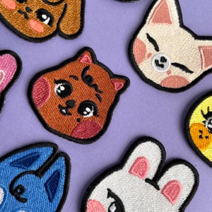 Skzoo Embroidered Iron on Patches. Stray Kids Iron & Sew on Patch ...