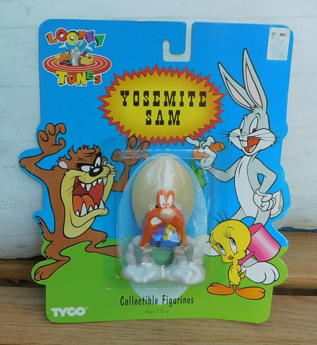 Tyco's Yosemite Sam Cartoon Collectible, Original Package, Vintage ...
