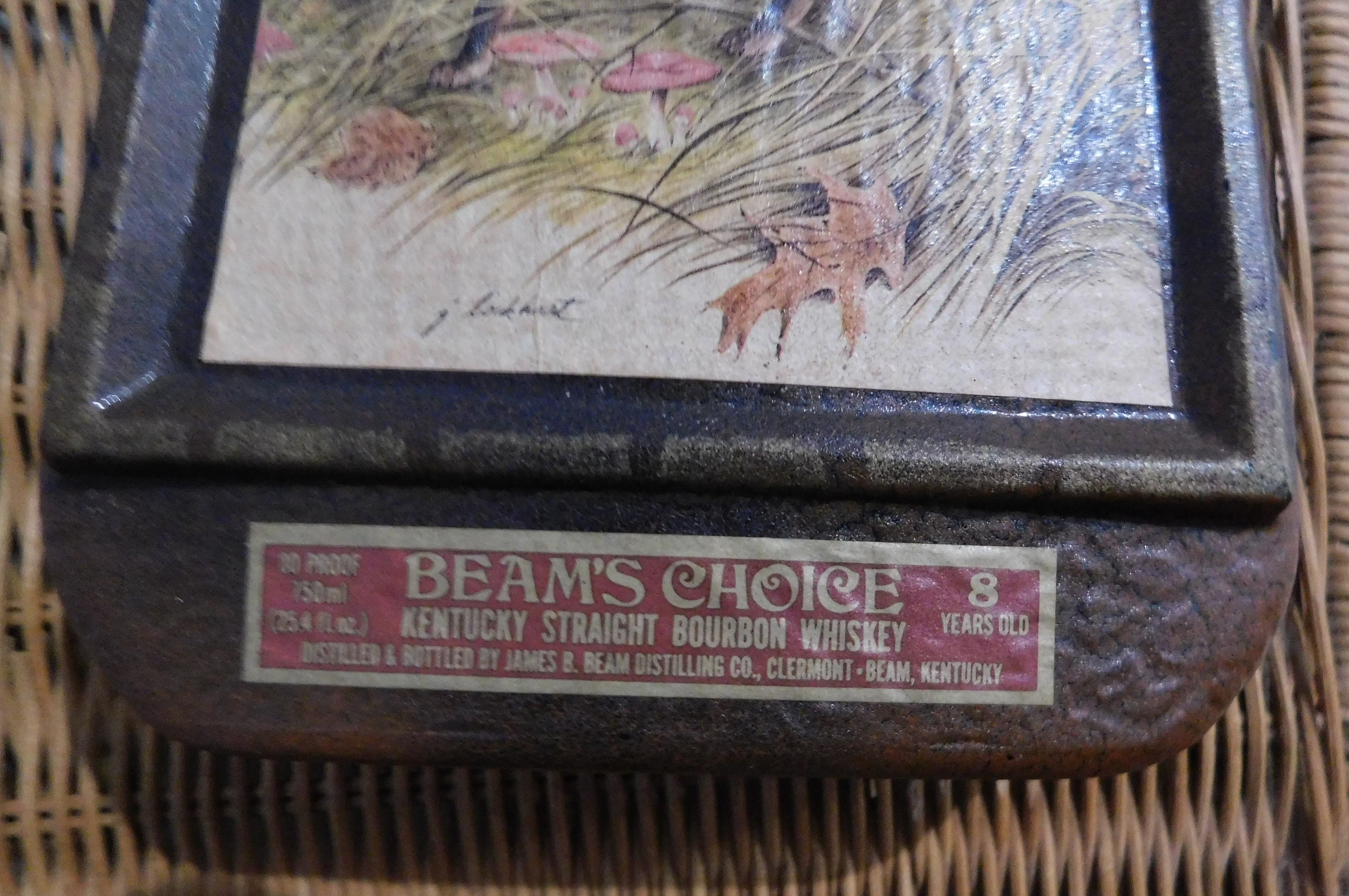 Barware Jim Beam's Choice 1970's Whiskey Decanter/bottle Wildlife ...