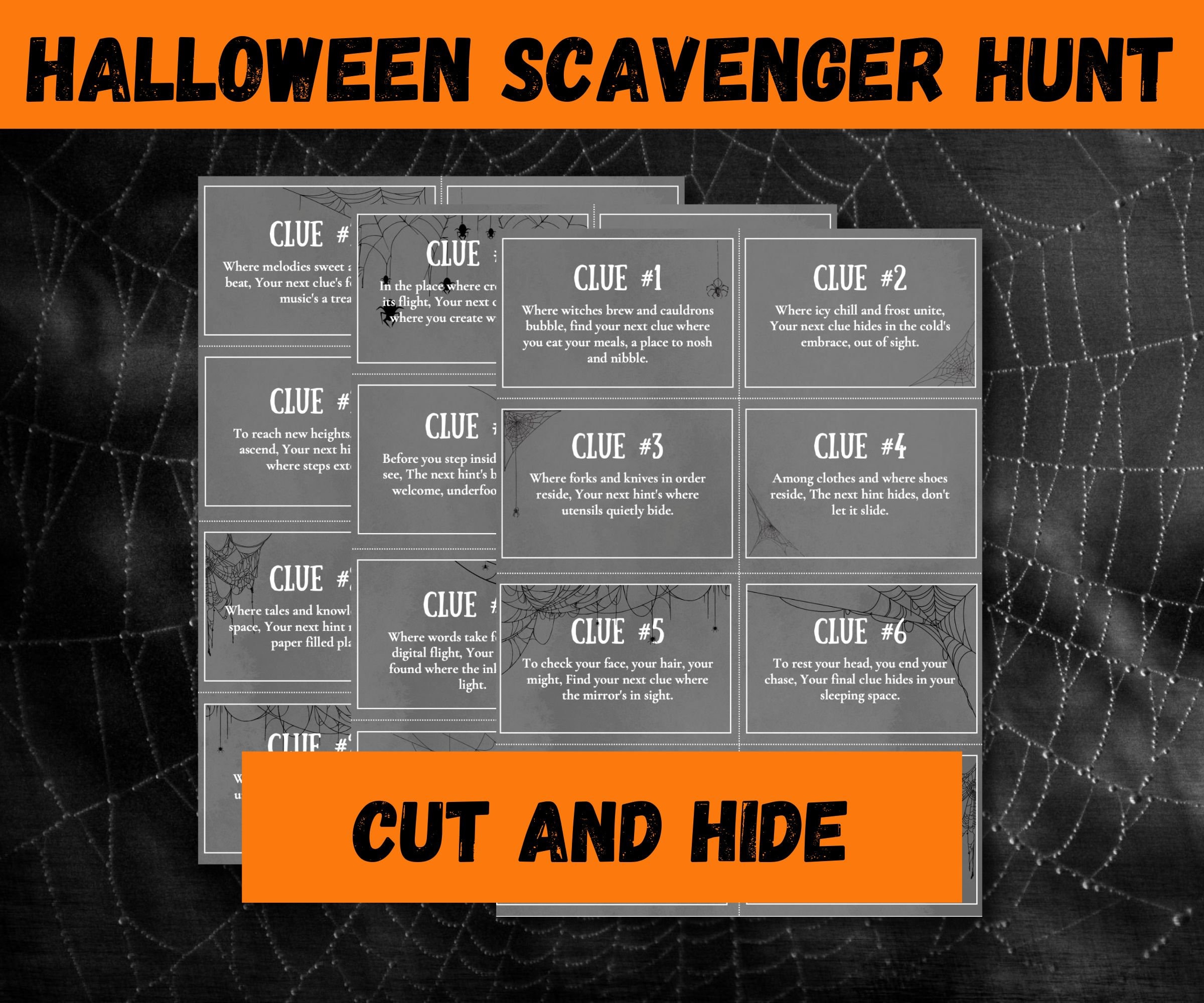 Halloween Printable Activity Bundle | Halloween Scavenger Hunt ...