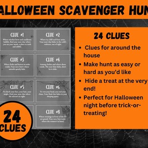 Halloween Scavenger Hunt | Halloween Games | Halloween Printable ...