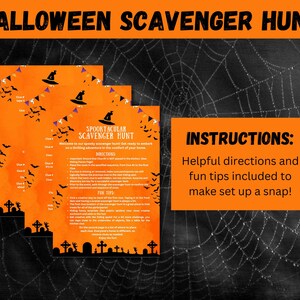 Halloween Printable Activity Bundle | Halloween Scavenger Hunt ...