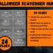 Halloween Printable Activity Bundle | Halloween Scavenger Hunt ...