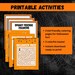 Halloween Printable Activity Bundle Halloween Scavenger Hunt - Etsy