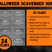 Halloween Scavenger Hunt | Halloween Games | Halloween Printable ...