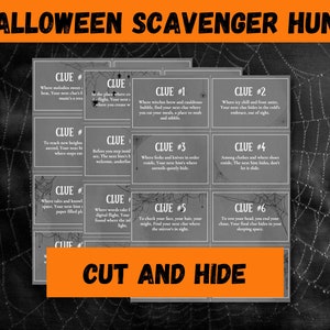 Halloween Scavenger Hunt | Halloween Games | Halloween Printable ...