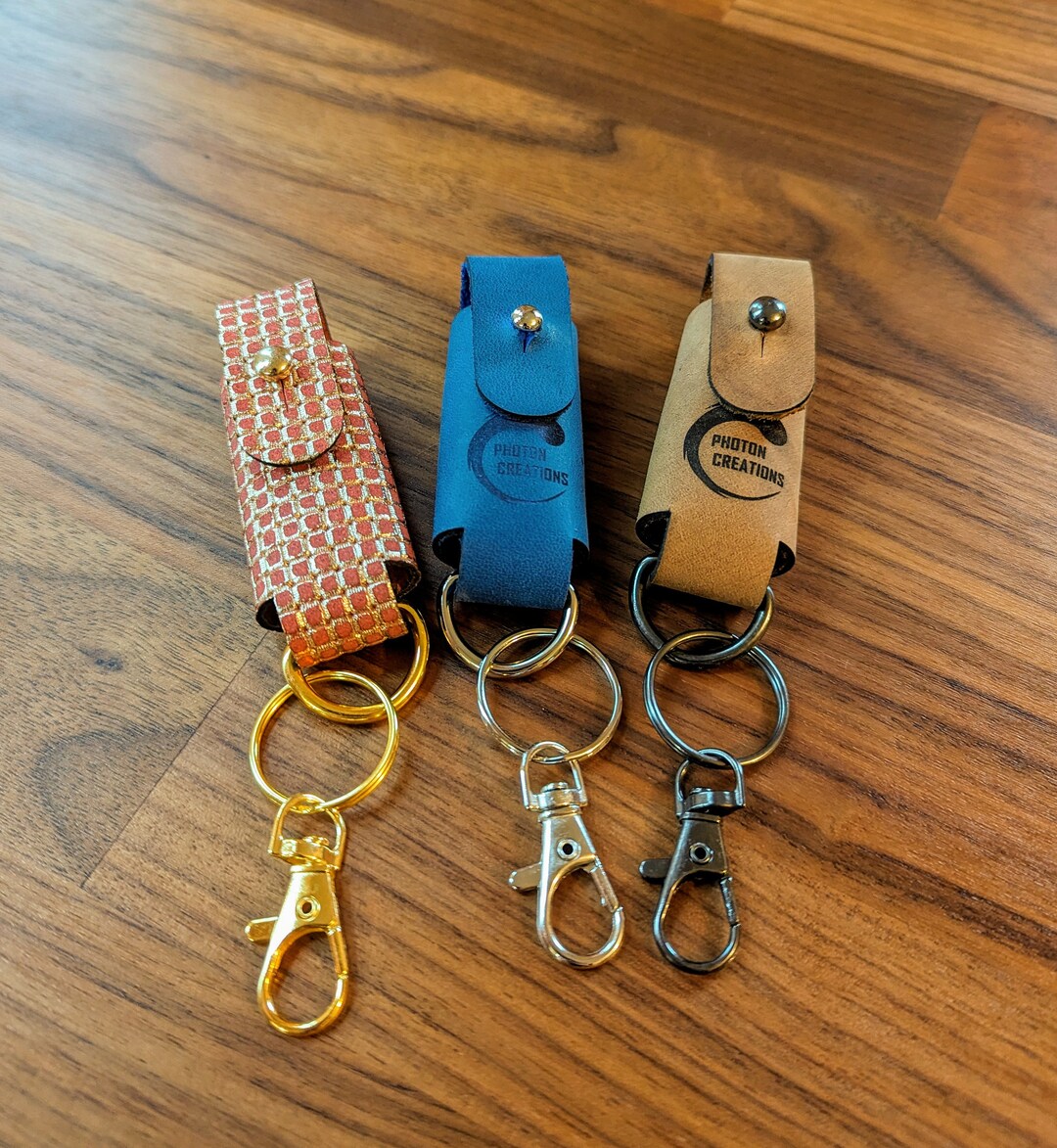 Leather Lip Balm Carry Case - Etsy