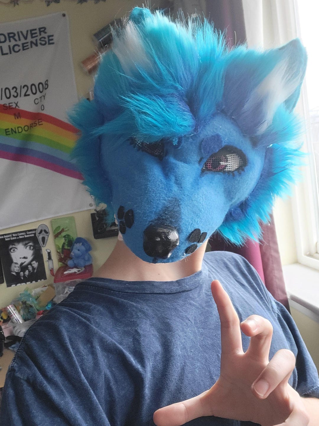 JINX Themed Therian Mask - Etsy