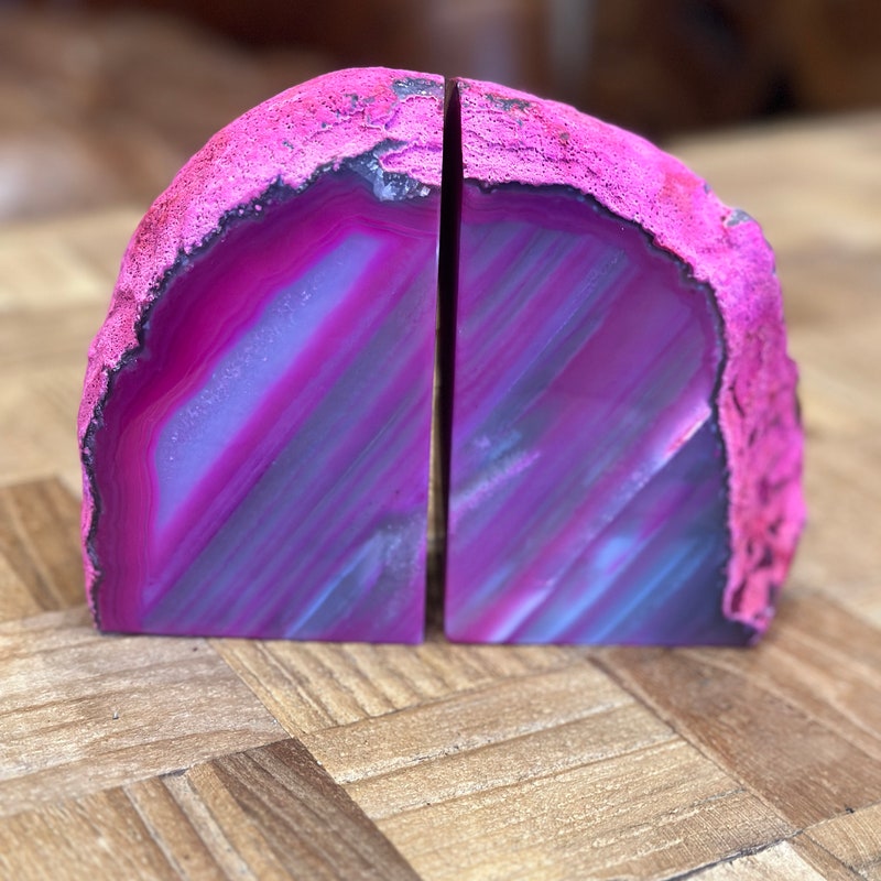 Agate Bookends - Etsy