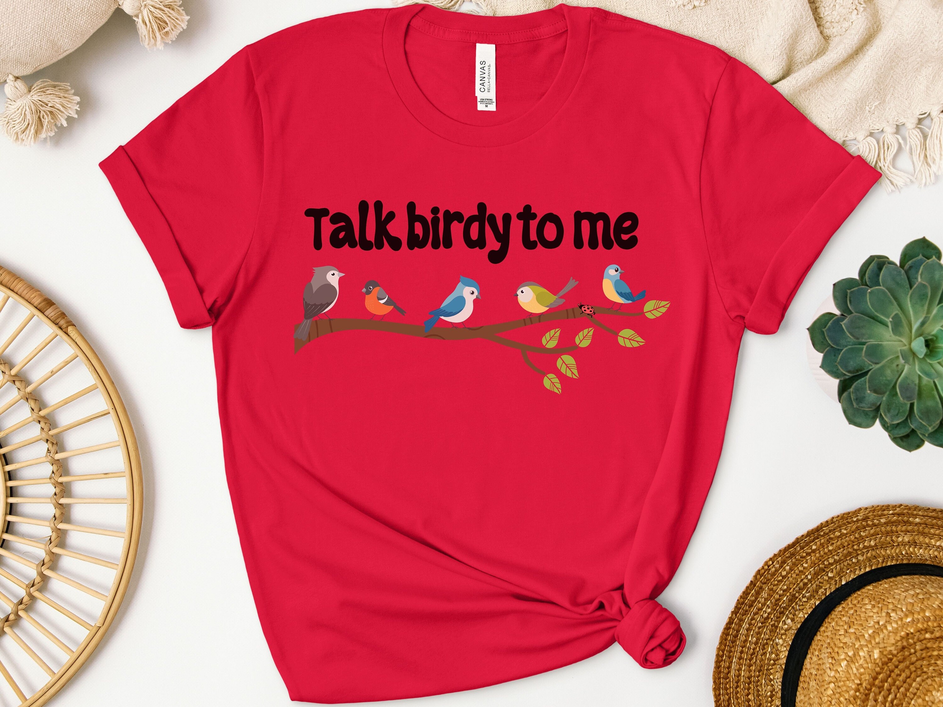 Birding Ornithology, Bird Lover Gift, Women Bird Shirt, Talk Birdy to ...