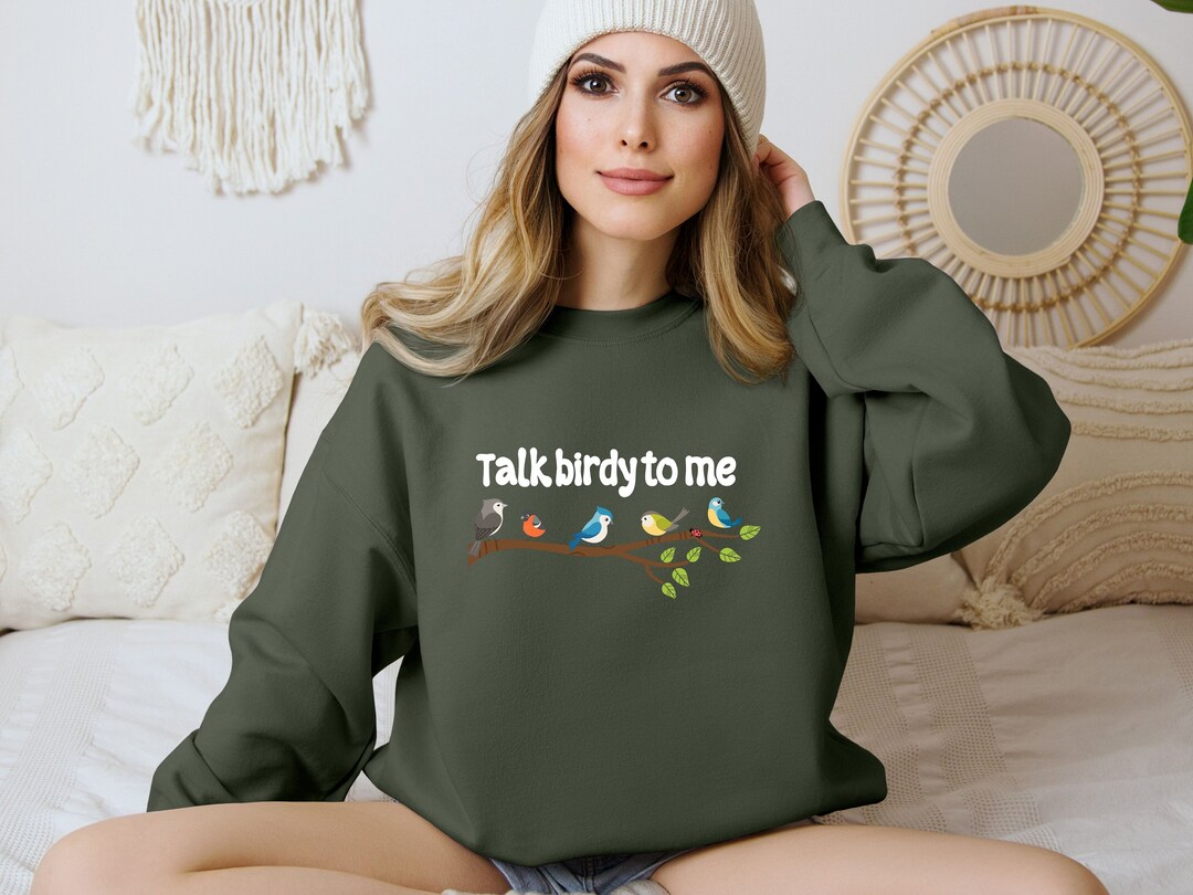 Birding Ornithology, Bird Lover Gift, Women Bird Shirt, Talk Birdy to ...