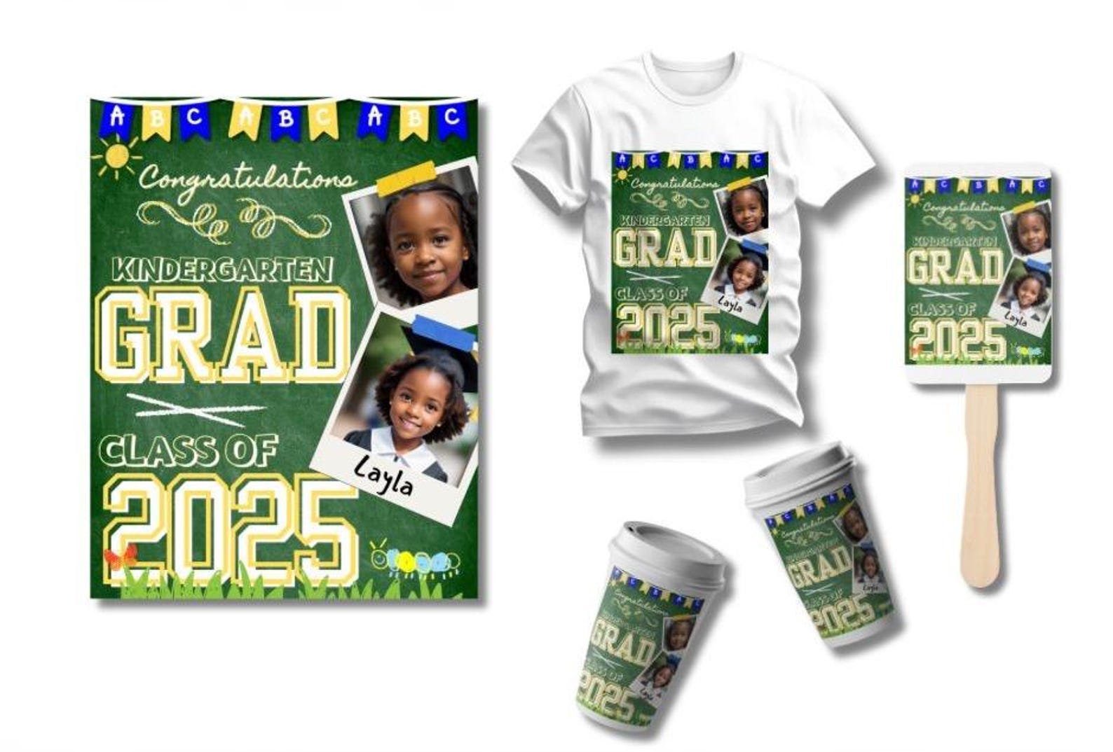 Kindergarten Graduation Template - Etsy