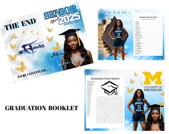Custom Graduation Booklet - Etsy