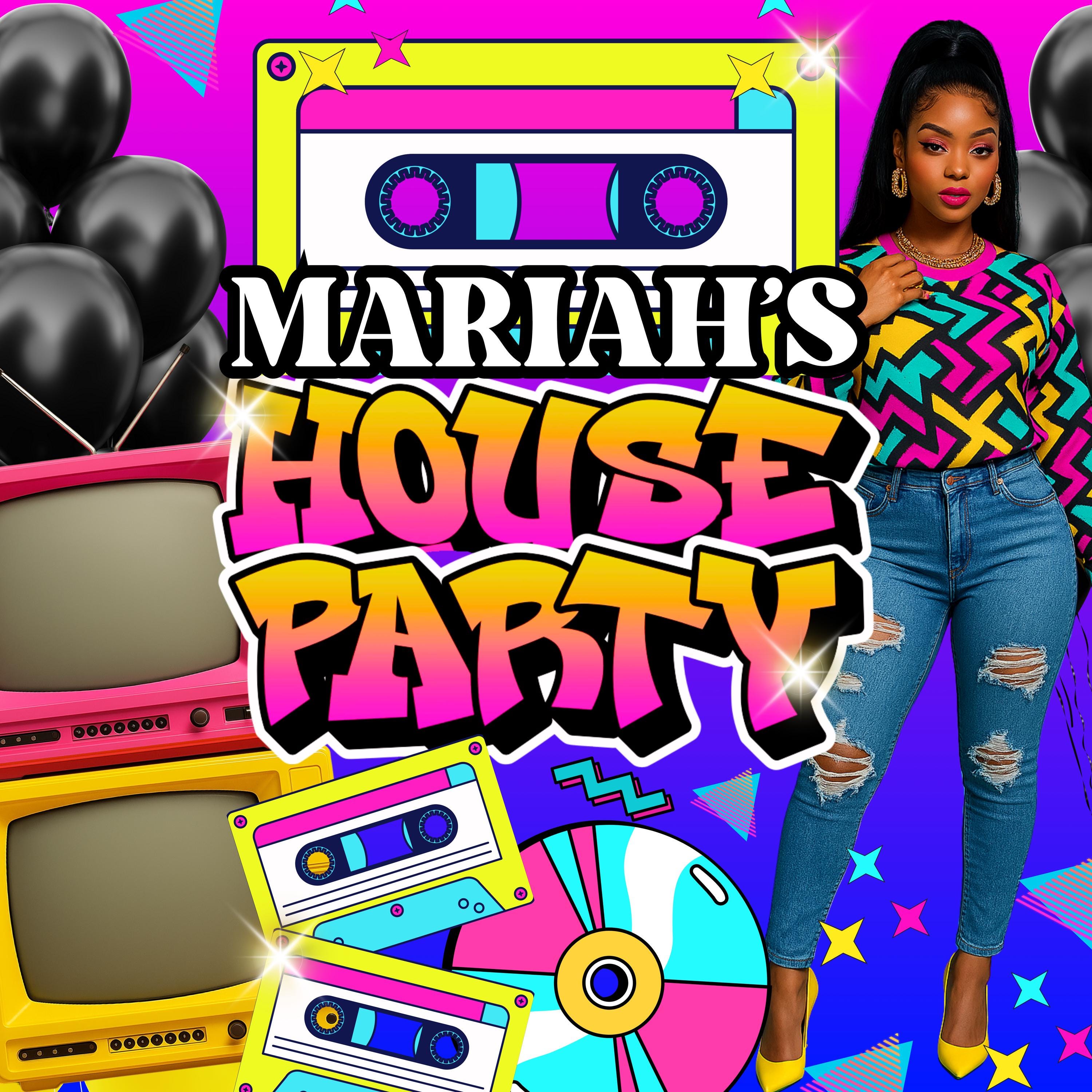 90’s Banner Template - Etsy