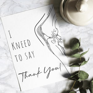Physical Therapy Thank You Card, Anatomy Gift (digital Download) - Etsy