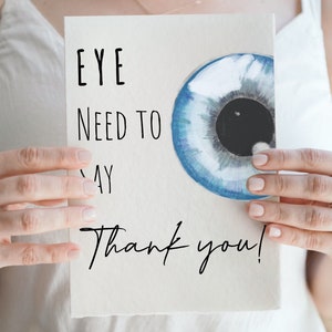 Funny Eye Doctor Gift DIGITAL DOWNLOAD CARD for Ophthalmologist - Etsy