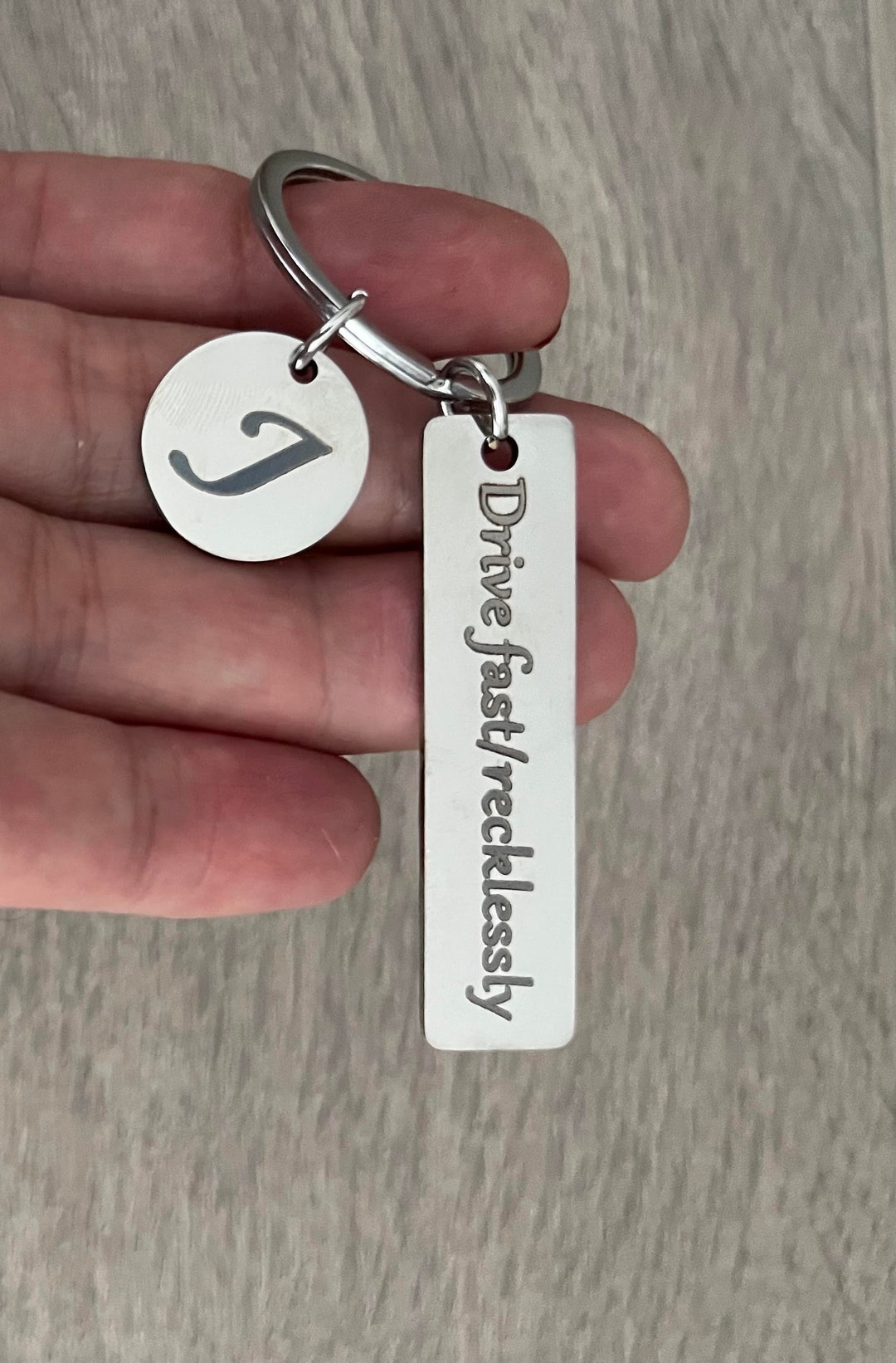 Personalized Metal Keychain Custom Bar Keychain Engraved Metal ...