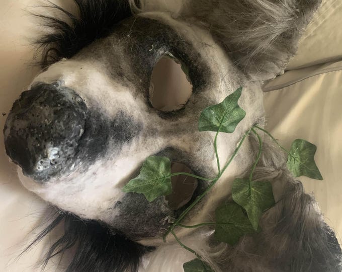 Hq Therian/cosplay Racoon Mask - Etsy