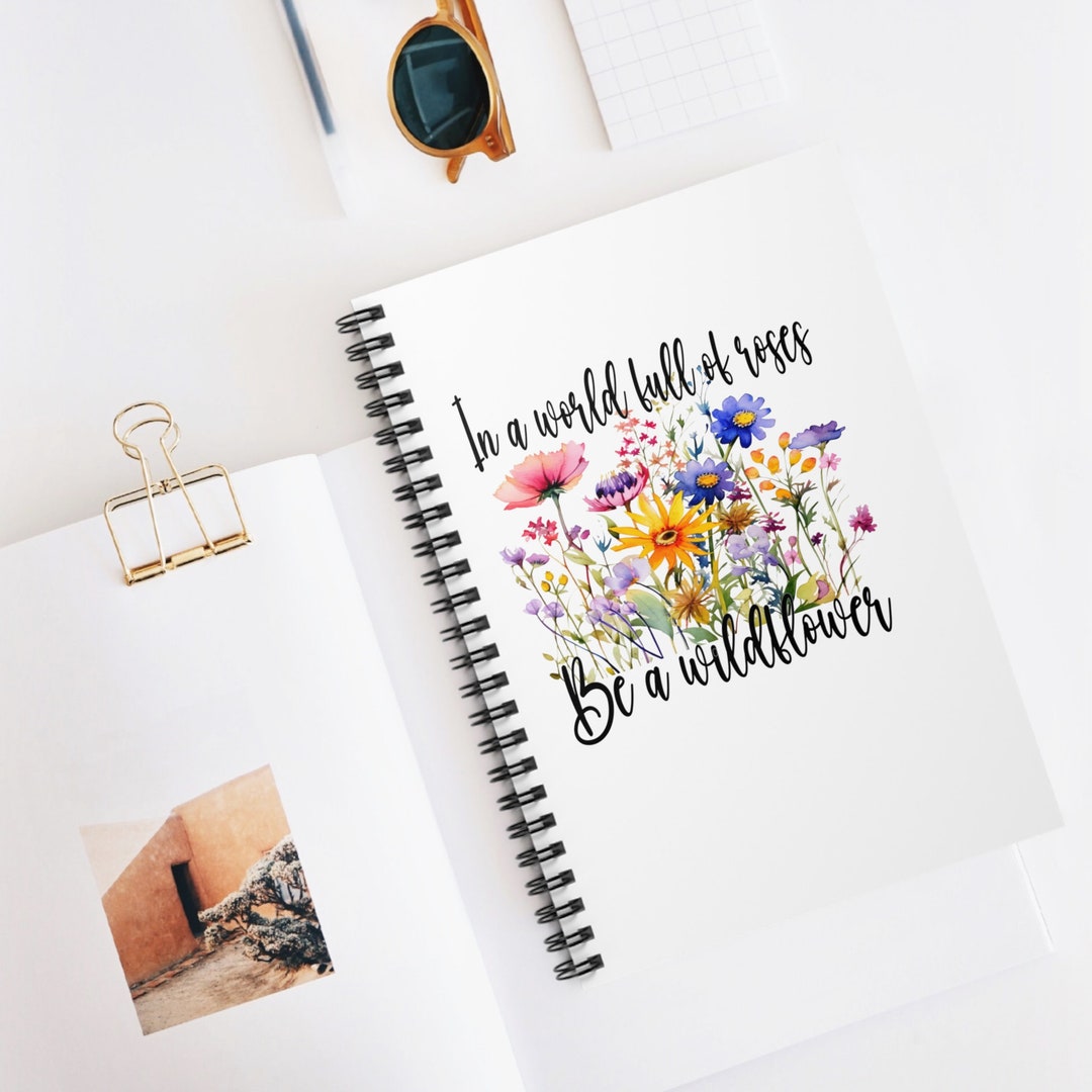 Grad Gift Note Book, Gift Notebook, Spiral and Lined, Be Yourself ...