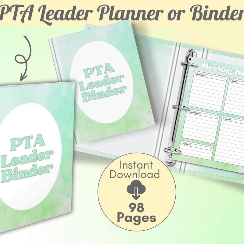 Pta Planner - Etsy