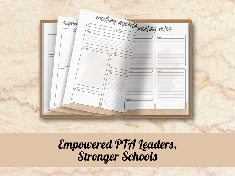 PTA Leader Binder, Pta Leader Planner, Printable PTA Calendar ...
