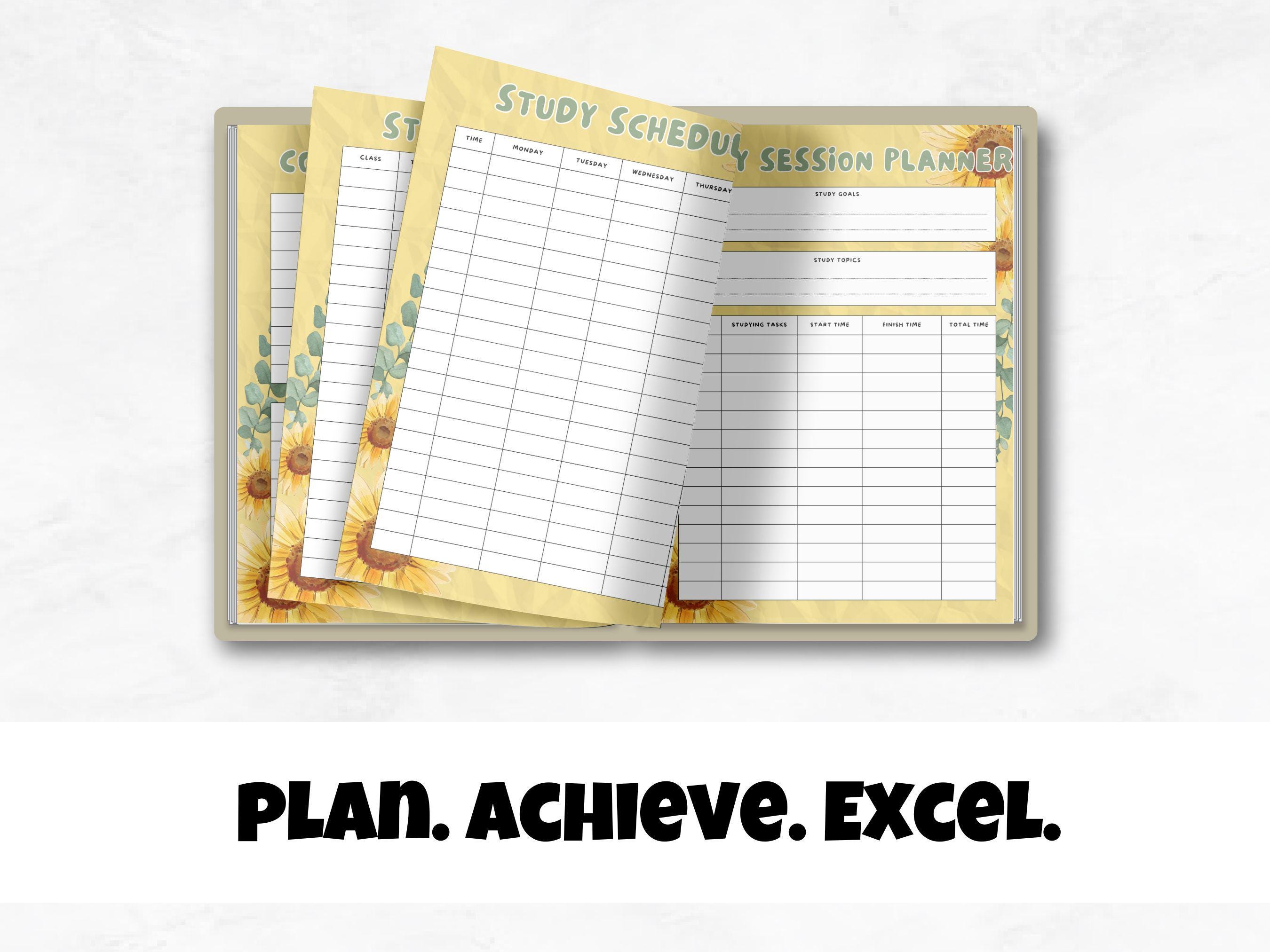Student Planner, Printable School Planner, Printable Student Planner ...