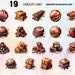 Chocolate Candy Watercolor Clipart Set - Watercolor Candy Clipart ...