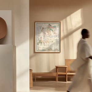 1854 World Map of Important Food Plants Alexander Keith Johnston ...