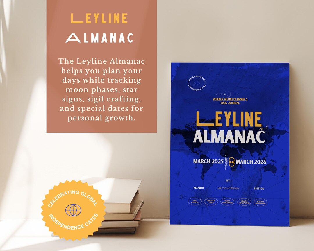 2025-2026 Leyline Almanac Second Edition | Astrology Planner | Moon ...