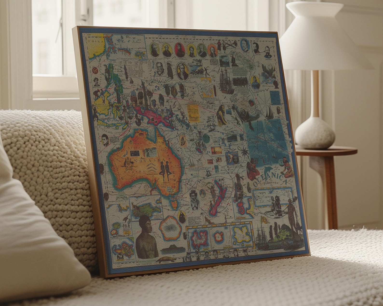 1986 Corto Maltese Oceanica Adventure Map | Andre Pistacchi | Pictorial ...