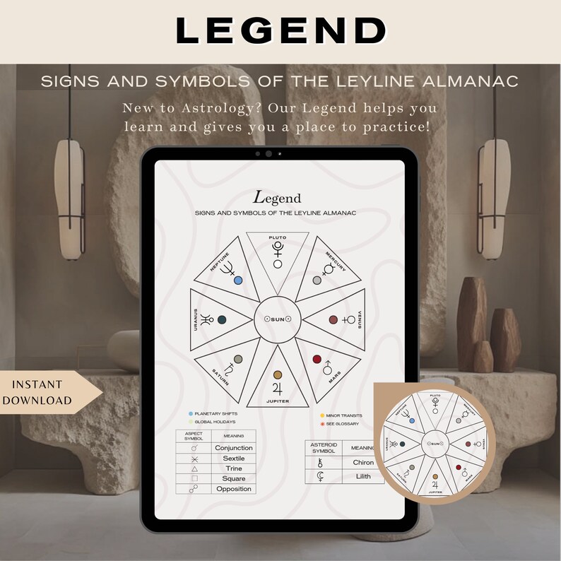 2024 Leyline Almanac: Astrology Sigil Journal & Weekly Planner (digital ...