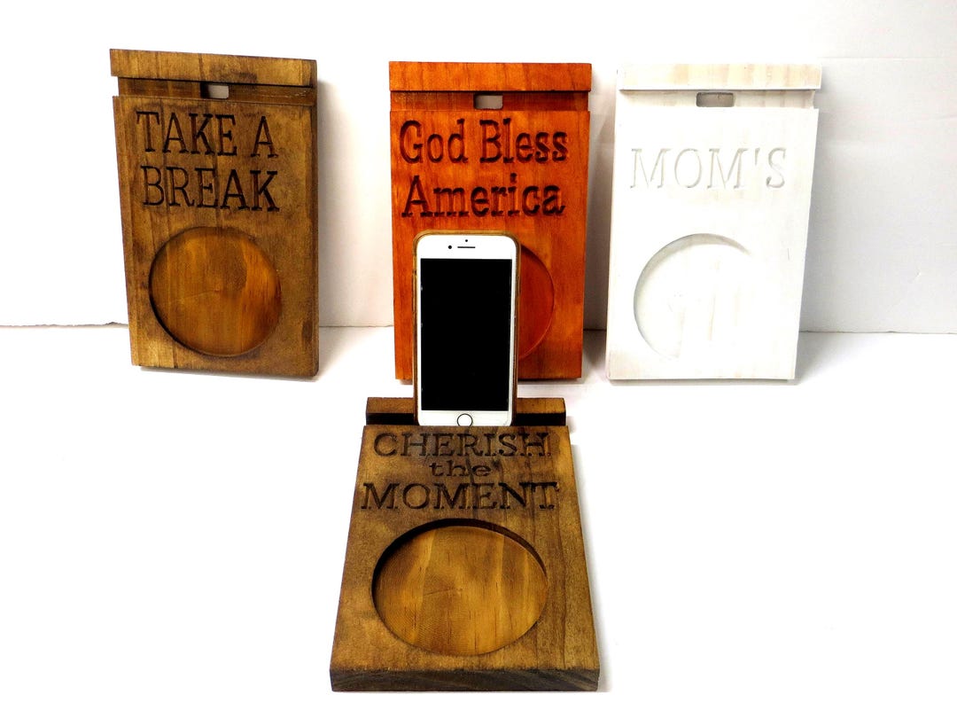 Sofa Coaster Tray, Phone Stand, Wooden Coaster, Personalized Coffee ...
