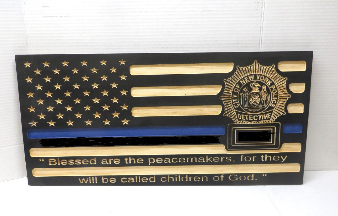 Thin Blue Line Flag,law Enforcement Gift,thin Blue Line,navy Flag ...