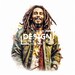 Reggae Music Icon Digital Poster, Vintage Style Legendary Artist Wall ...