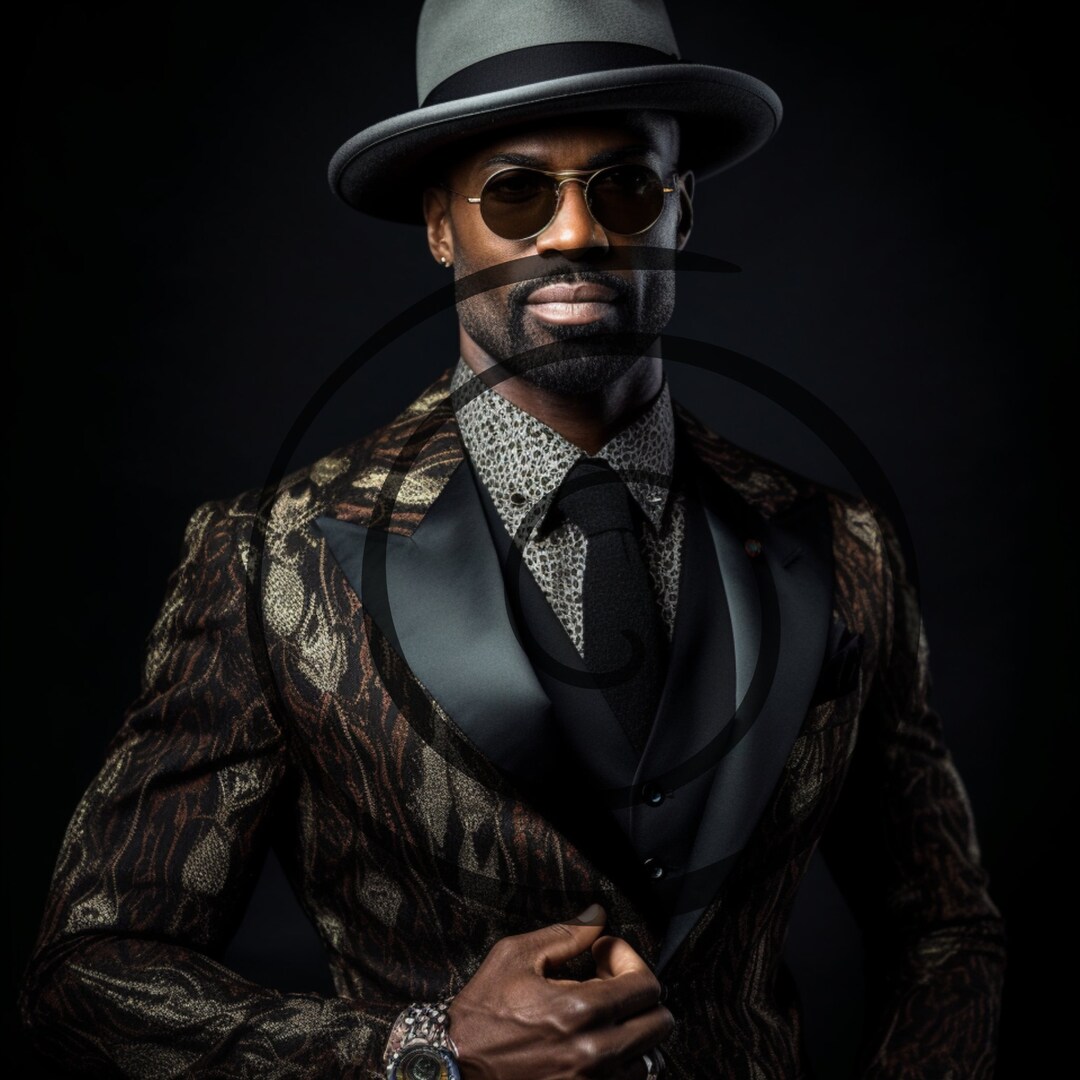 Black Men, Abstract Art Man, PNG Afro Fashion, African American Clipart ...