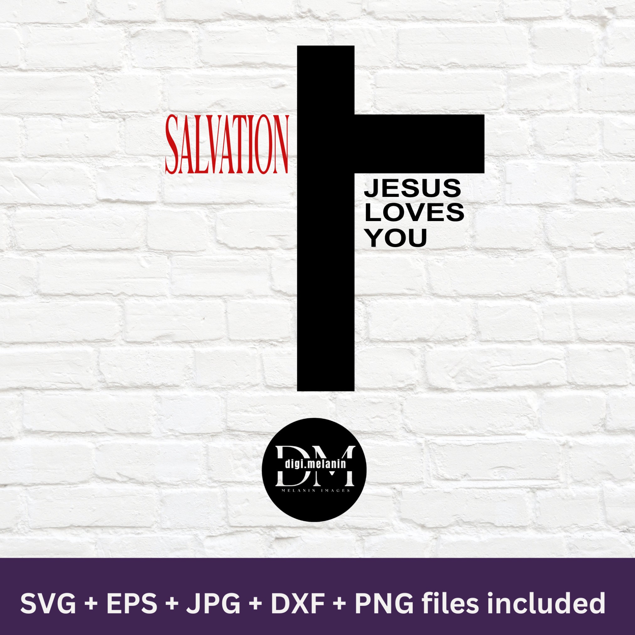 Salvation Svg, Bible Verse Svg, Christian Svg, Jesus Svg, Cut File for ...