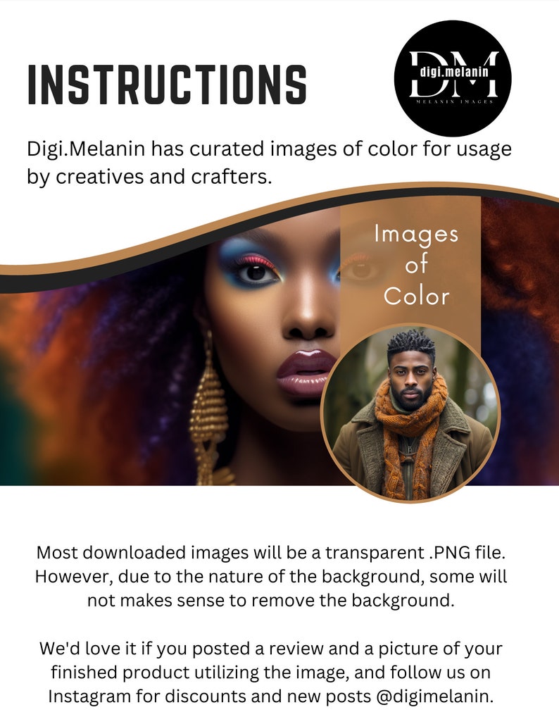 Black Men Abstract Art Man PNG Afro Fashion African - Etsy