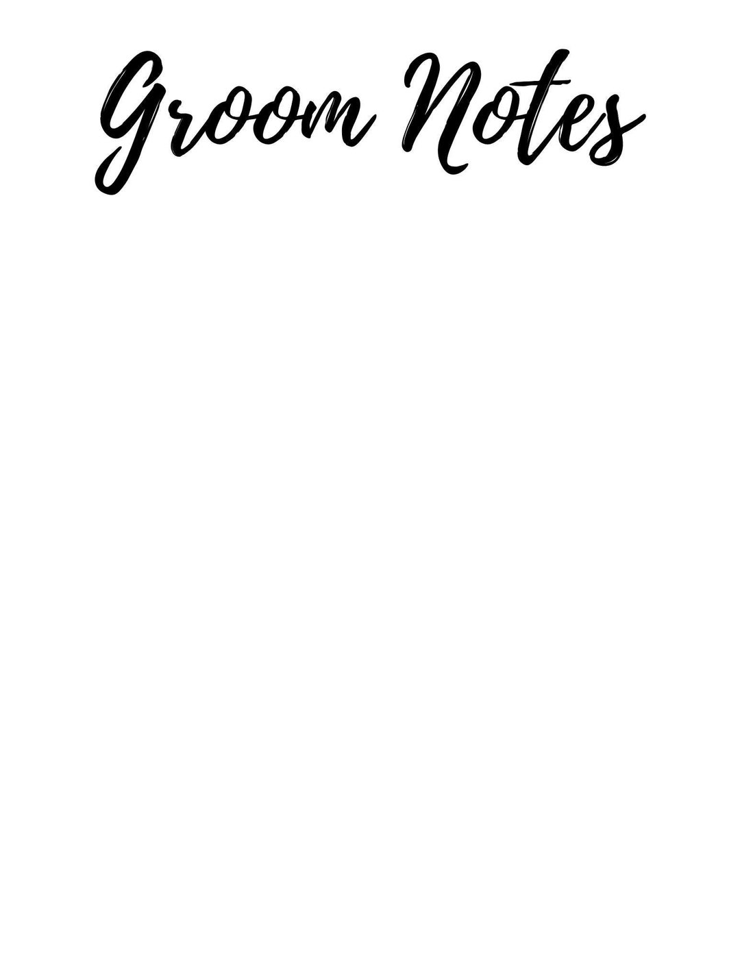 Grooming Notes physical Notepad - Etsy