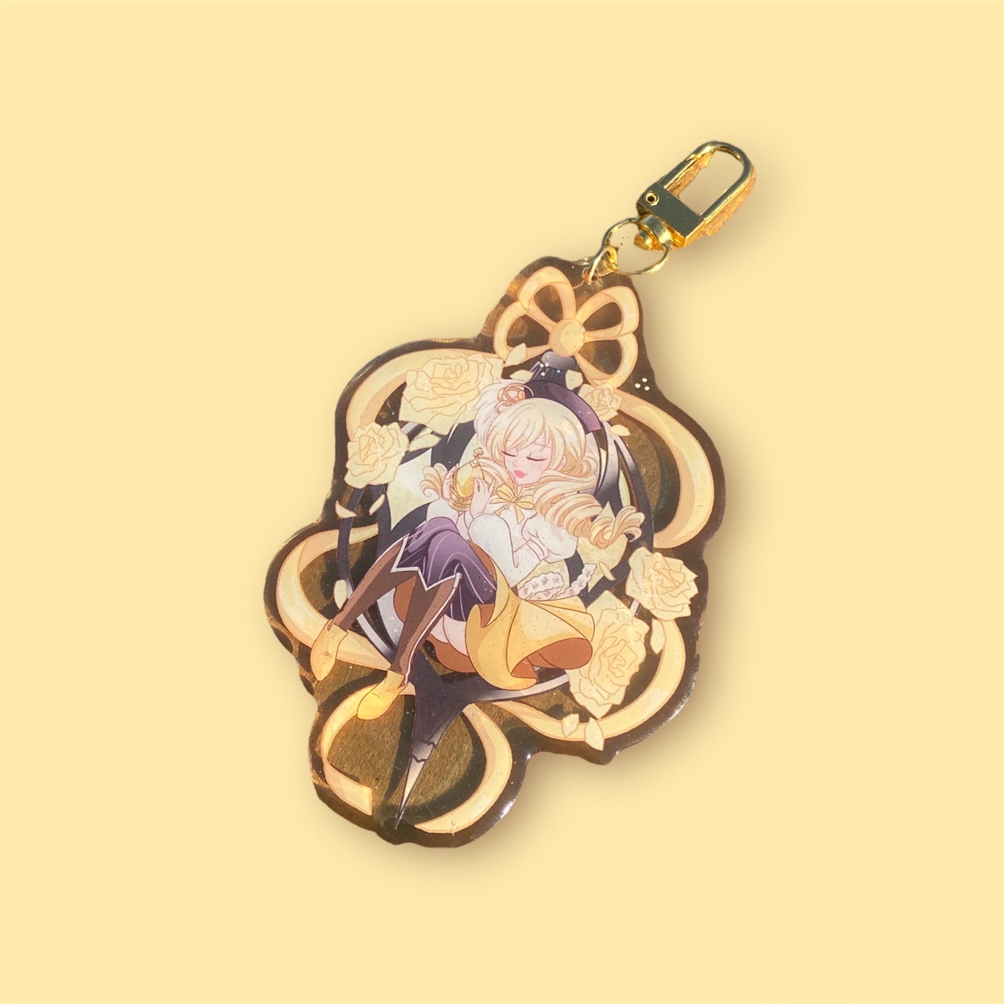 PMMM Mami Tomoe Magical Girl Acrylic Keychain Charm - Etsy