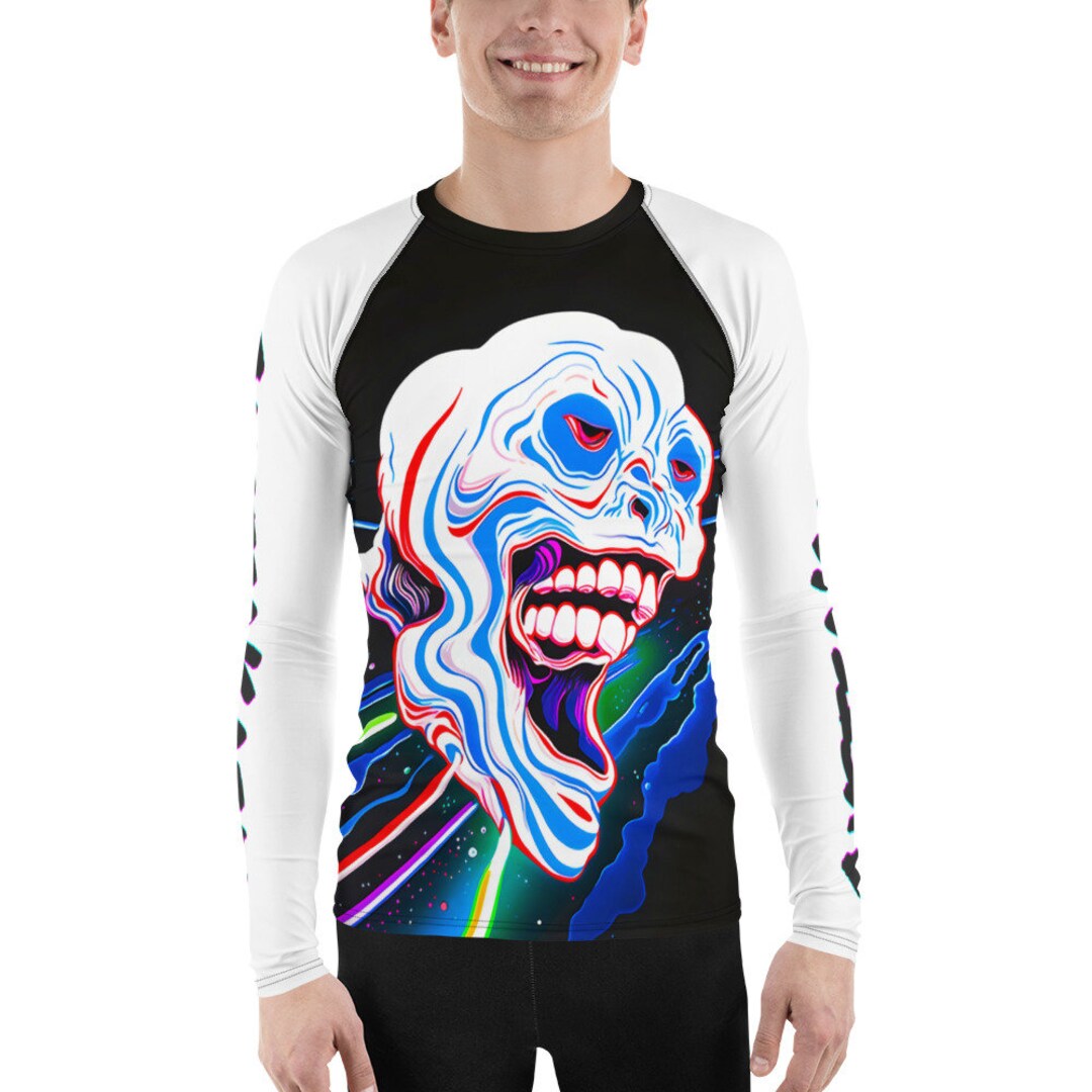 Combat Skull: Men's BJJ Rash Guard - Etsy
