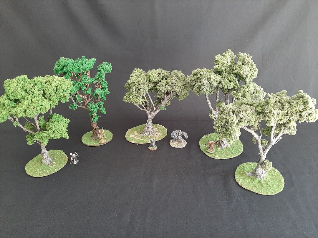 Massive Miniature Trees for Wargames, Models and Nurseries - Etsy