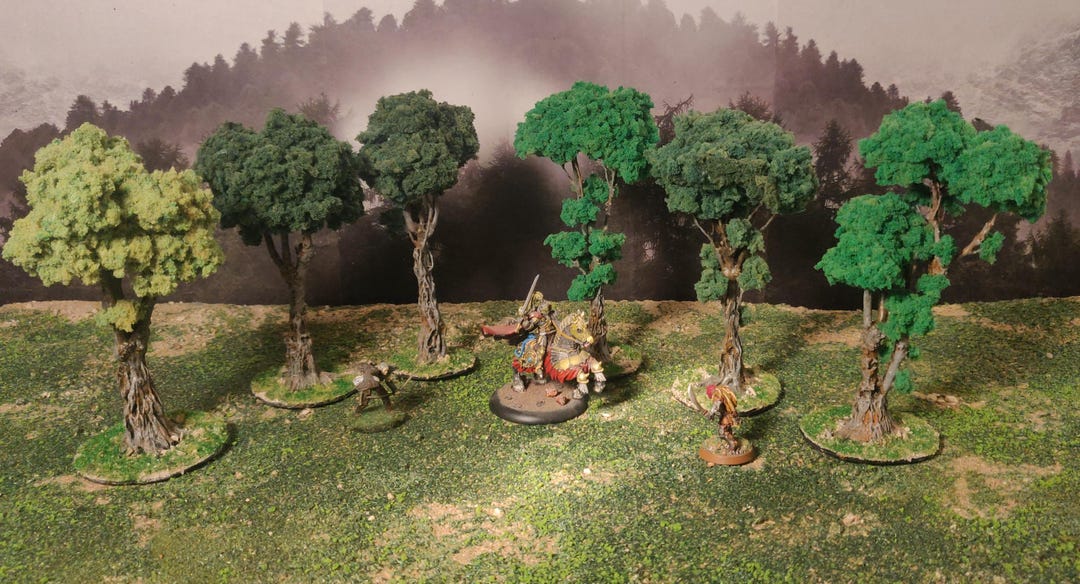 15cm Miniature Trees for RPG and Wargames Tabletop Games - Etsy