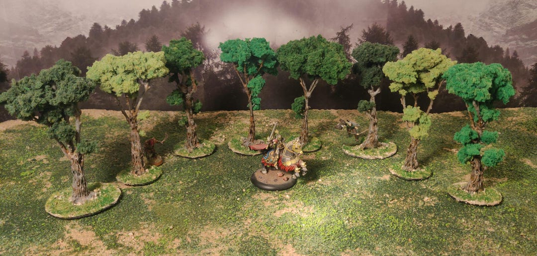 14cm Miniature Trees for RPG and Wargames Tabletop - Etsy Australia